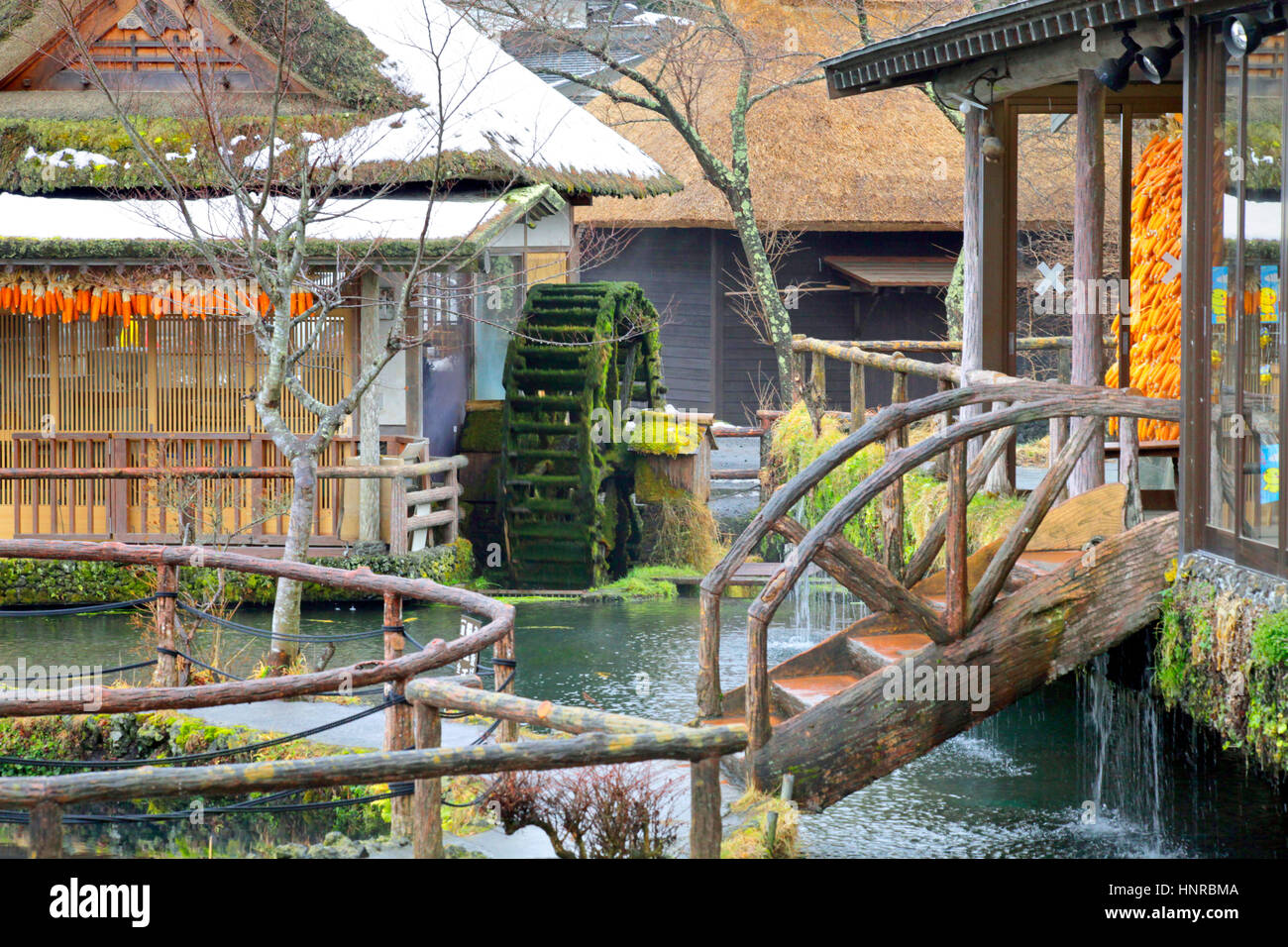 Oshino Hakkai Pond in Oshino Village Yamanashi Japan Stock Photo - Alamy