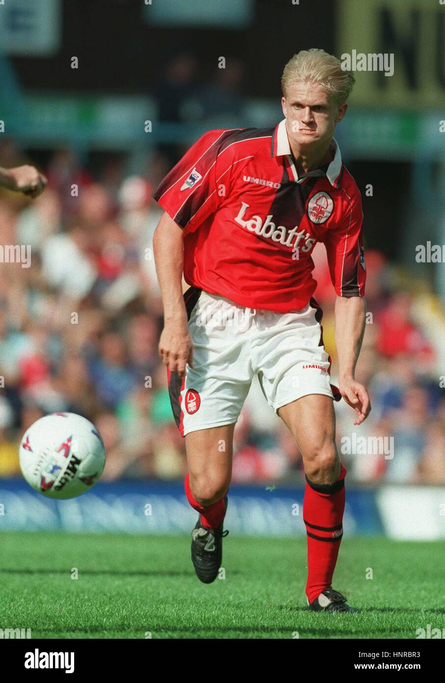 ALF-INGE HAALAND NOTTINGHAM FOREST FC 19 August 1996 Stock Photo - Alamy