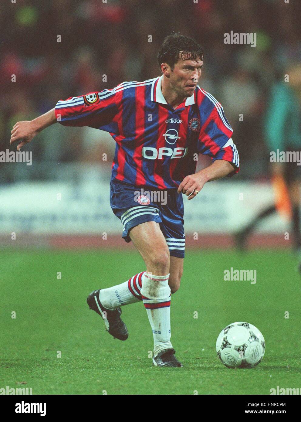 LOTHAR MATTHAUS BAYERN MUNCHEN FC 25 October 1996 Stock Photo - Alamy