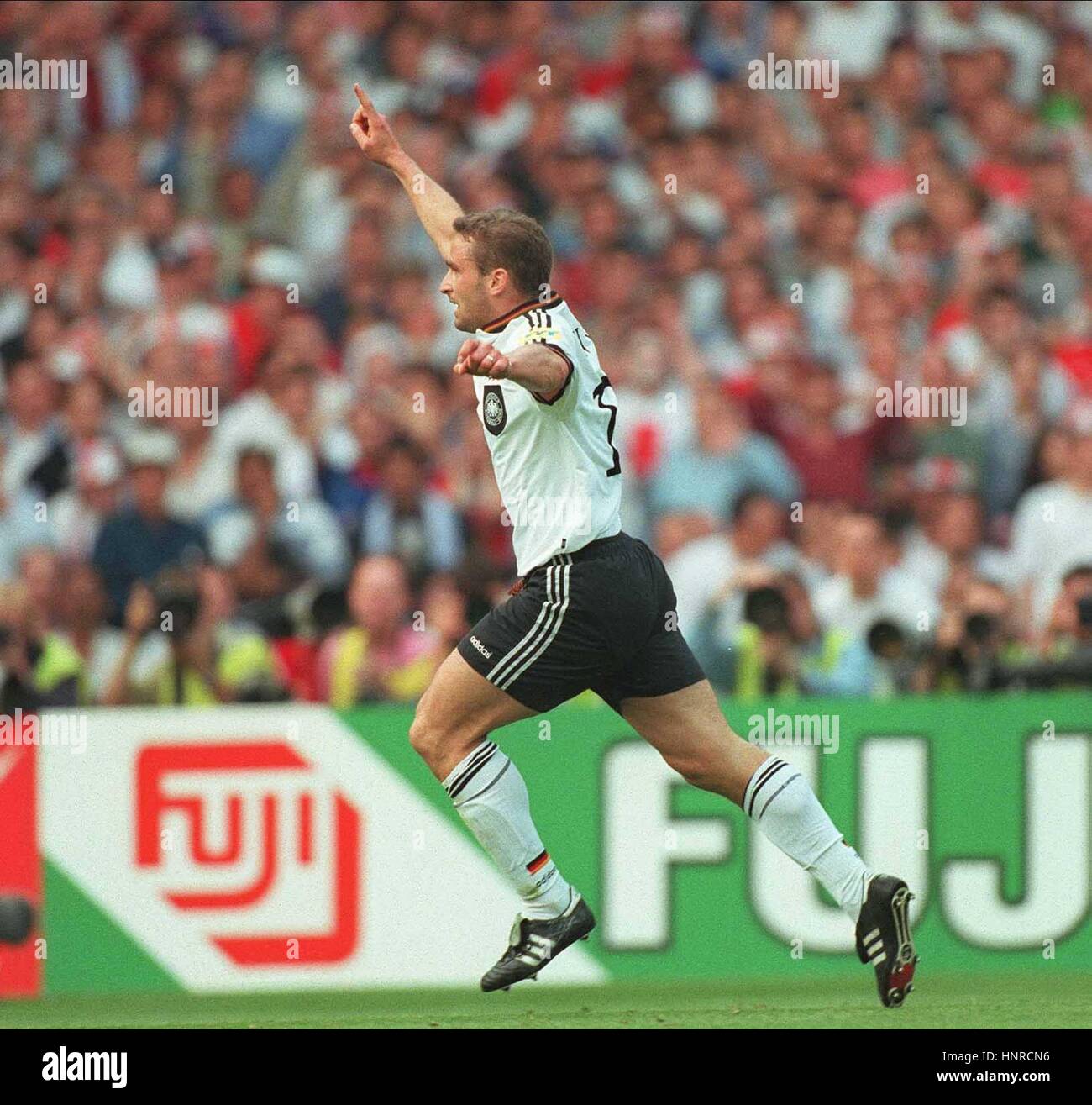 OLIVER BIERHOFF ENGLAND V GERMANY 26 June 1996 Stock Photo - Alamy