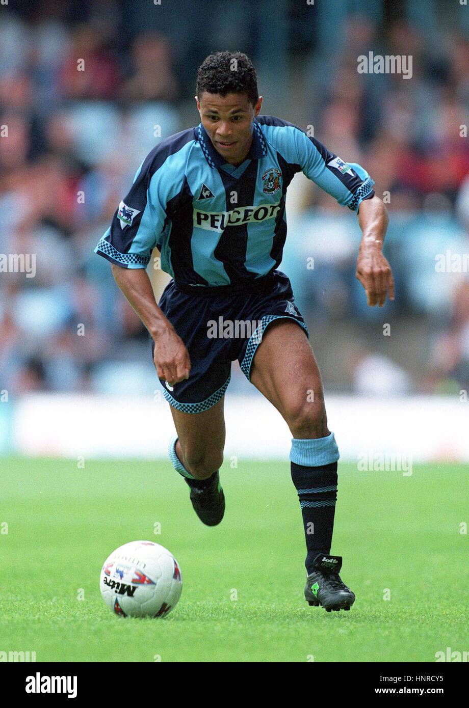JOHN SALAKO COVENTRY CITY FC 12 August 1996 Stock Photo - Alamy