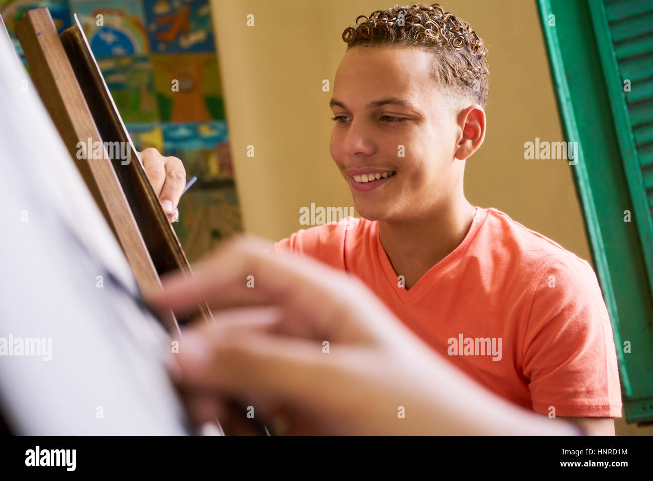 School students art sketches hi-res stock photography and images - Alamy
