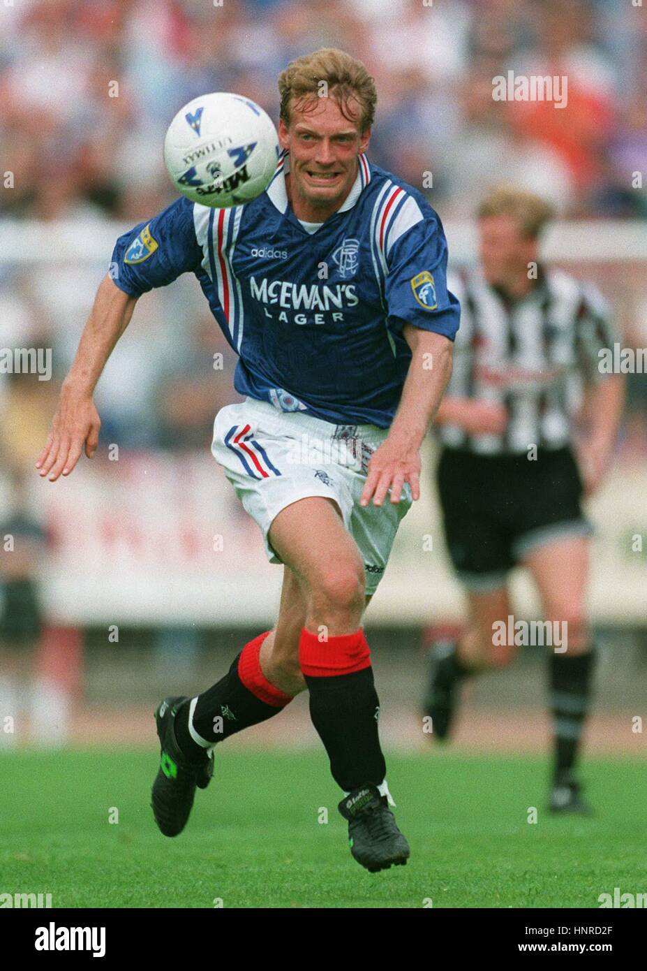 PETER VAN VOSSEN GLASGOW RANGERS FC 29 August 1996 Stock Photo - Alamy