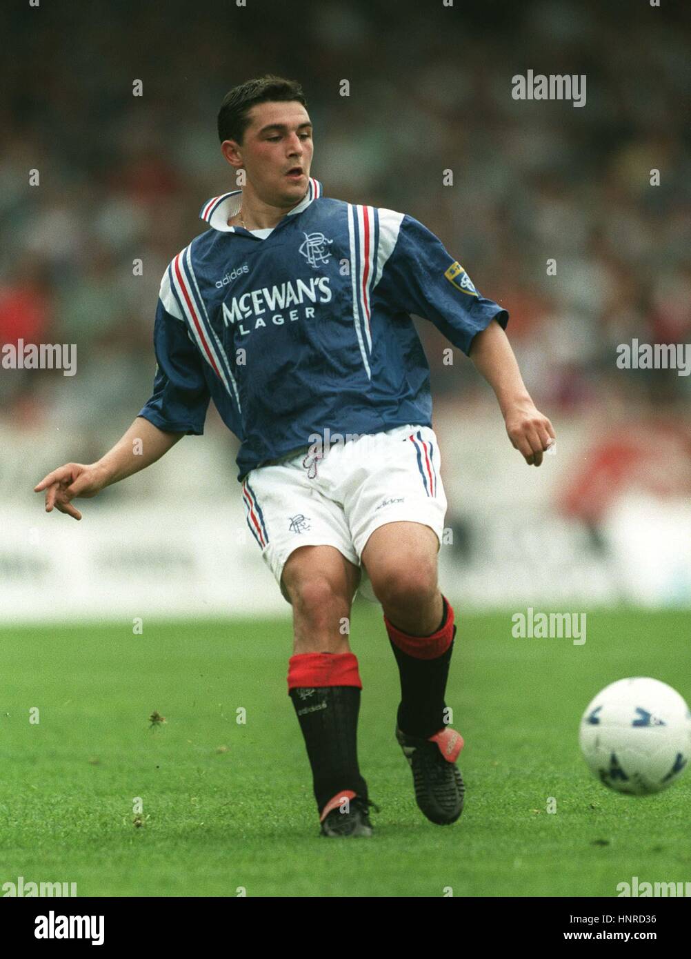 CHARLIE MILLER GLASGOW RANGERS 29 August 1996 Stock Photo - Alamy
