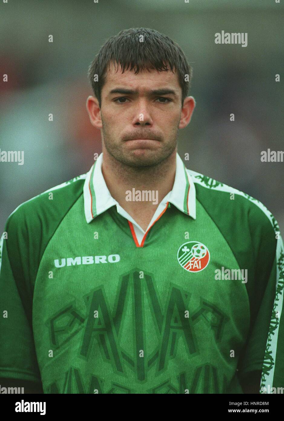 JEFF KENNA EIRE & BLACKBURN ROVERS FC 19 September 1996 Stock Photo - Alamy