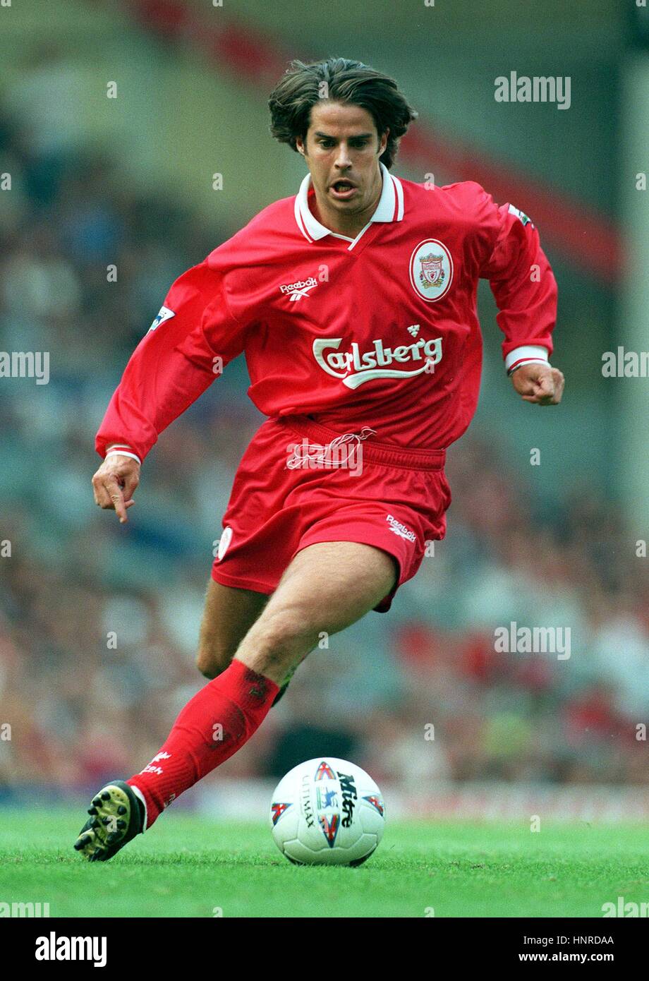 JAMIE REDKNAPP LIVERPOOL FC 09 September 1996 Stock Photo - Alamy