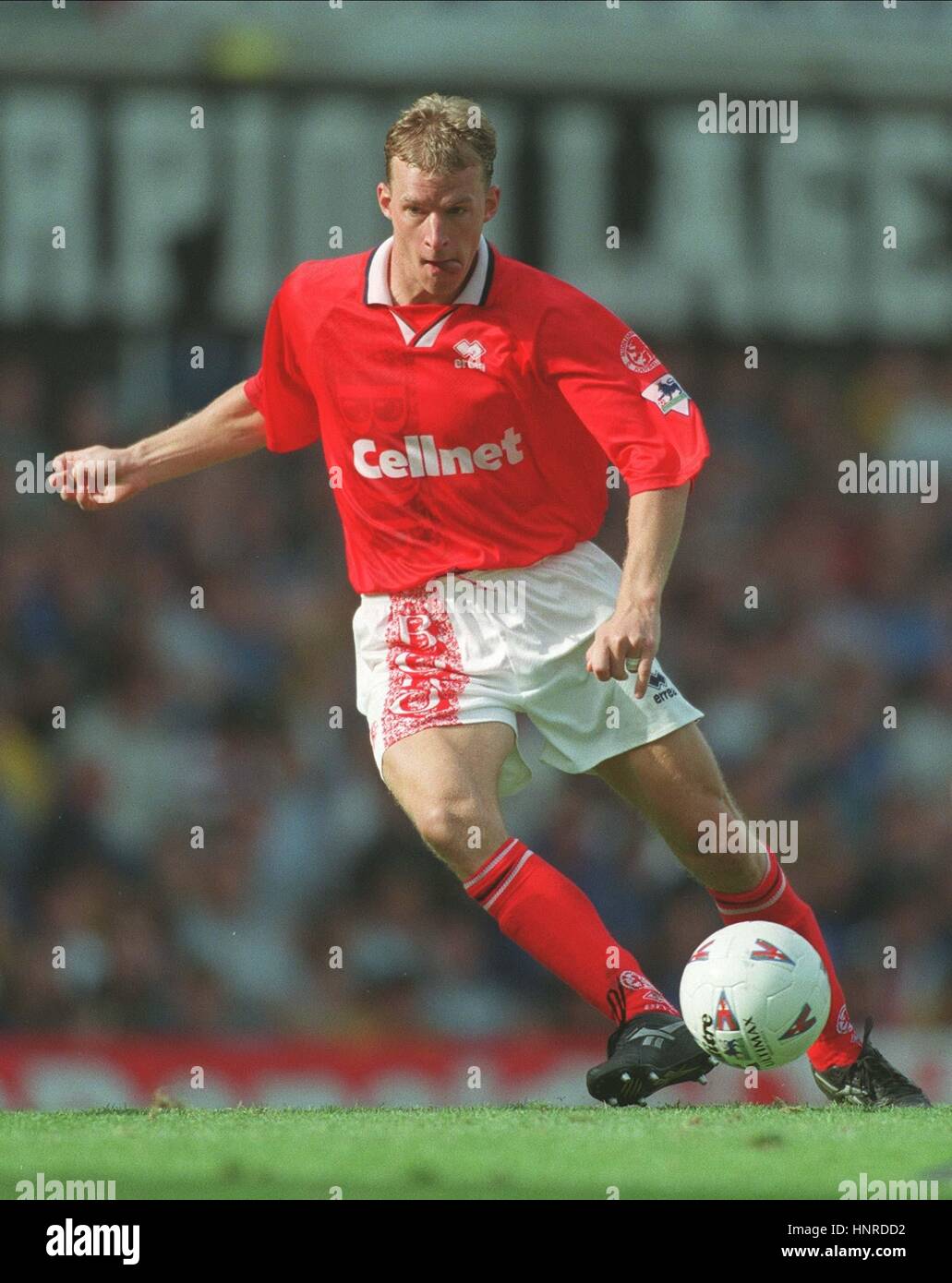 ROBBIE MUSTOE MIDDLESBROUGH FC 15 September 1996 Stock Photo - Alamy