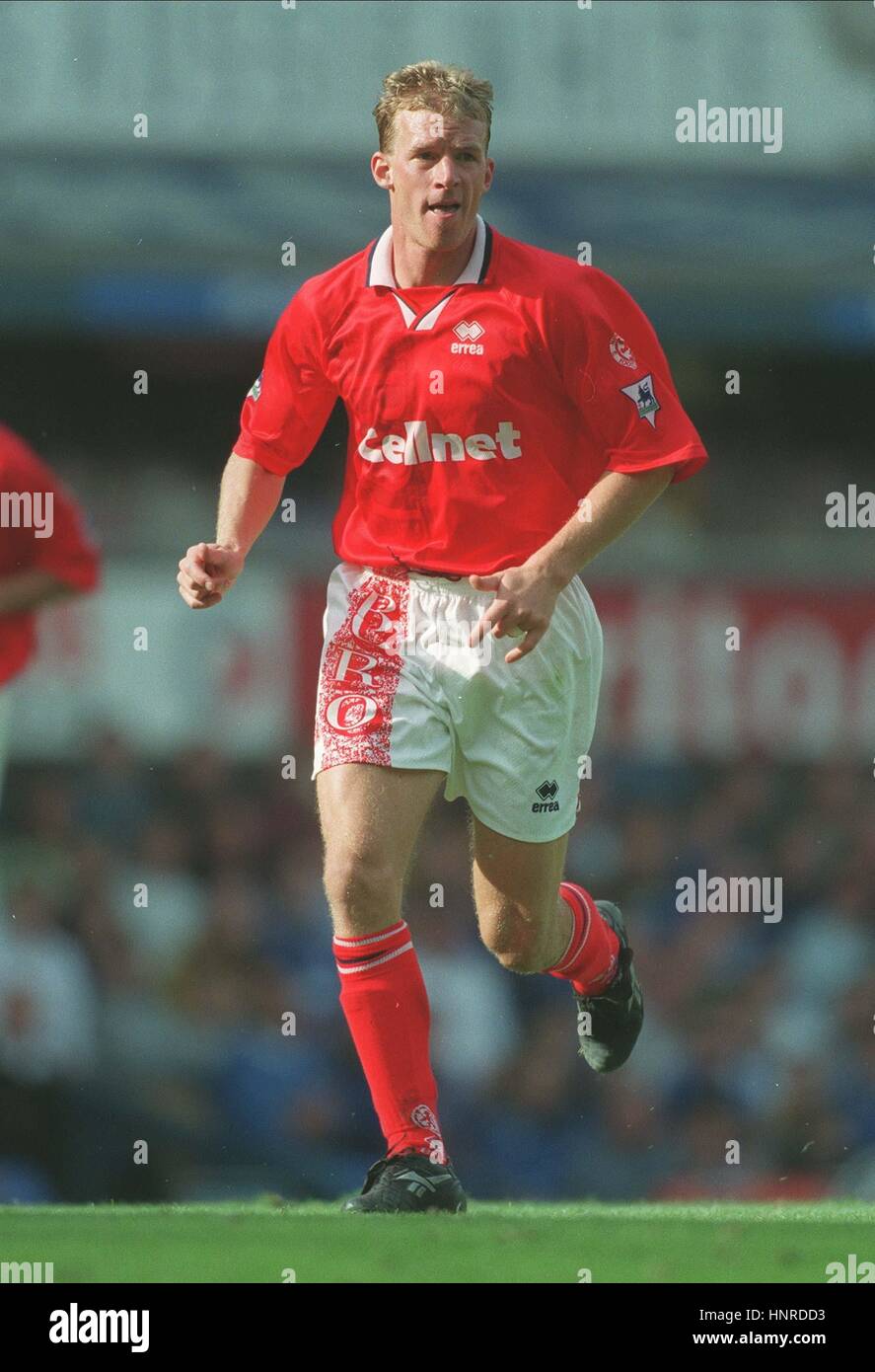ROBBIE MUSTOE MIDDLESBROUGH FC 15 September 1996 Stock Photo - Alamy