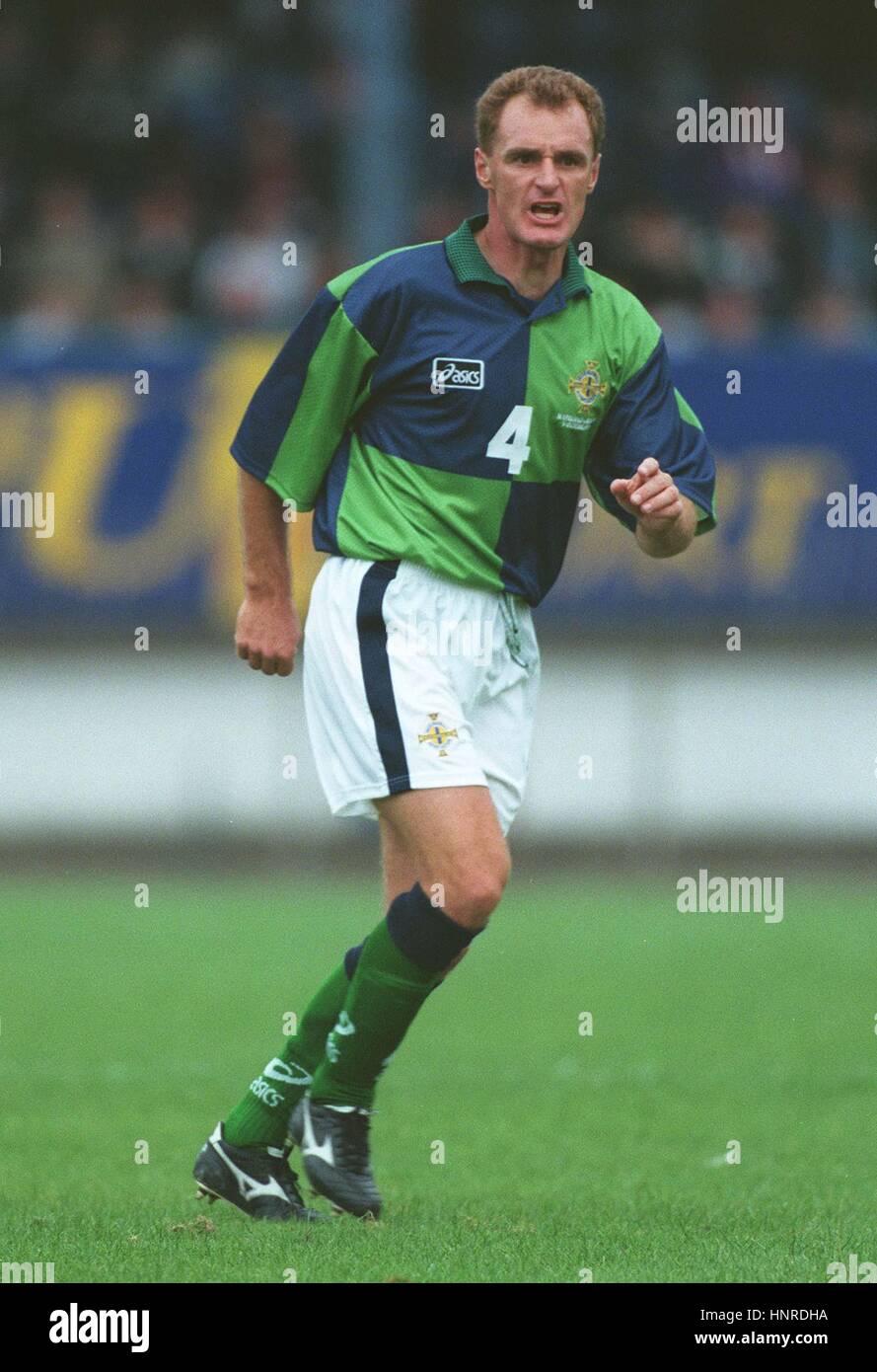COLIN HILL NORTHERN IRELAND & LEICESTER C 17 October 1996 Stock Photo ...