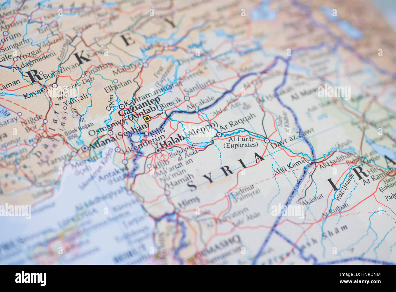 Arab countries map hi-res stock photography and images - Alamy