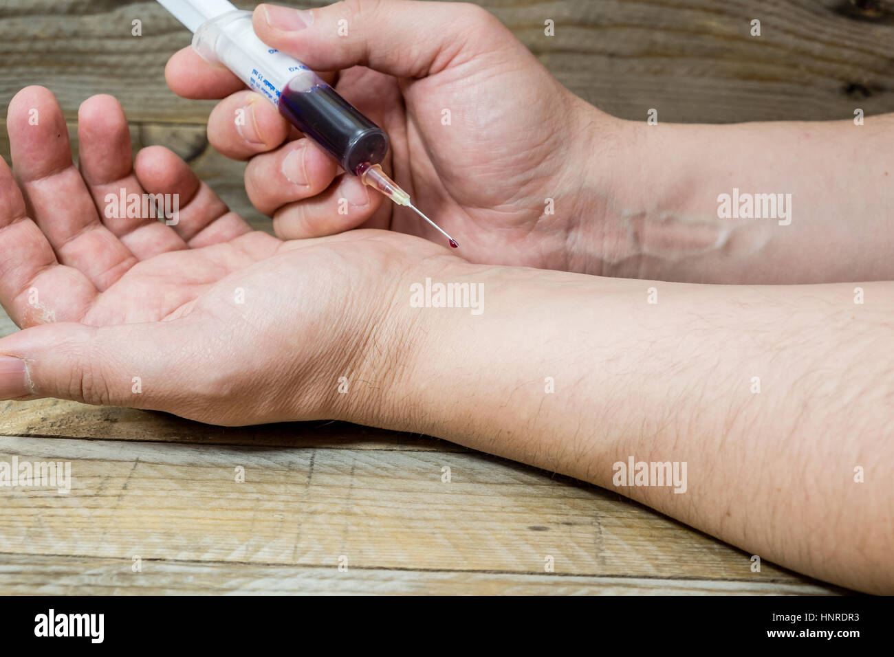 Blood collection needles hi-res stock photography and images - Alamy