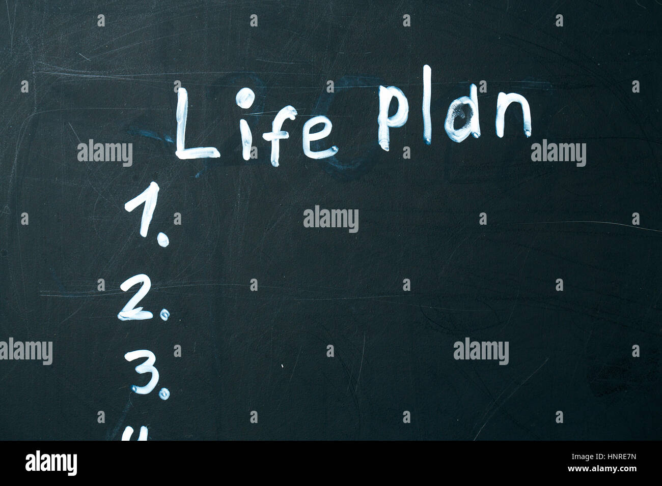 Life plan concept blank hi-res stock photography and images - Alamy