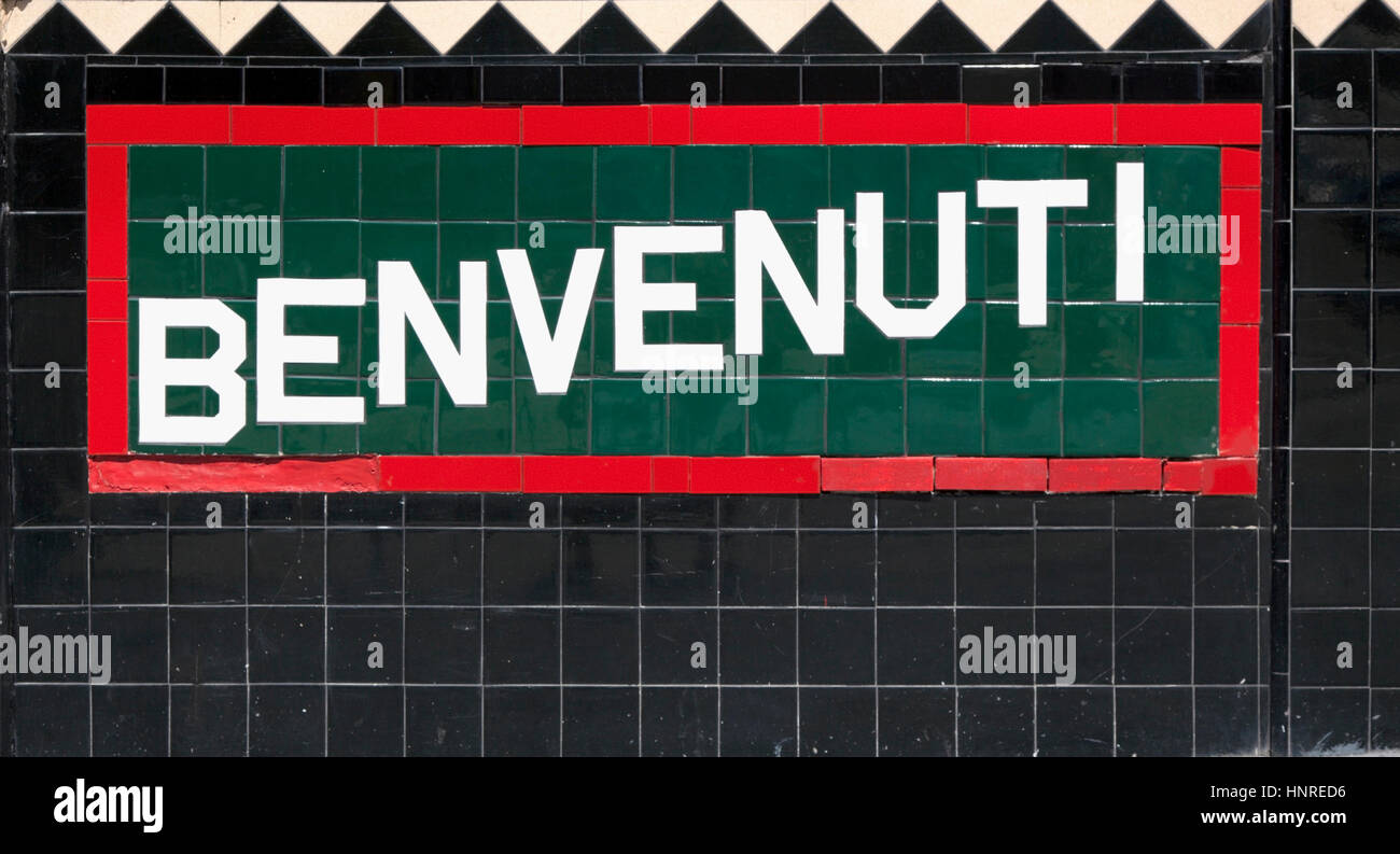 Italian greeting hi-res stock photography and images - Alamy