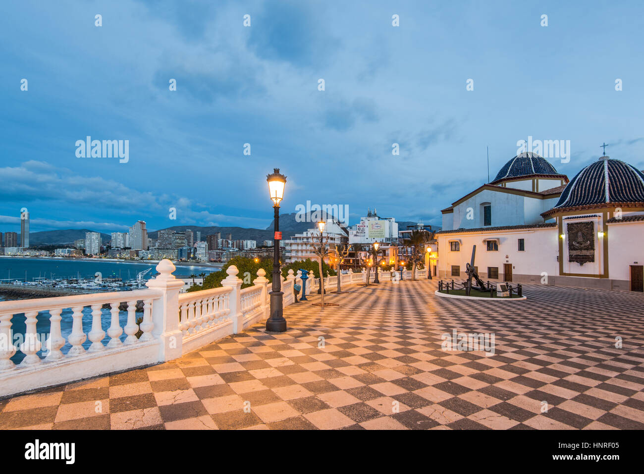 Benidorm old town square hi-res stock photography and images - Alamy
