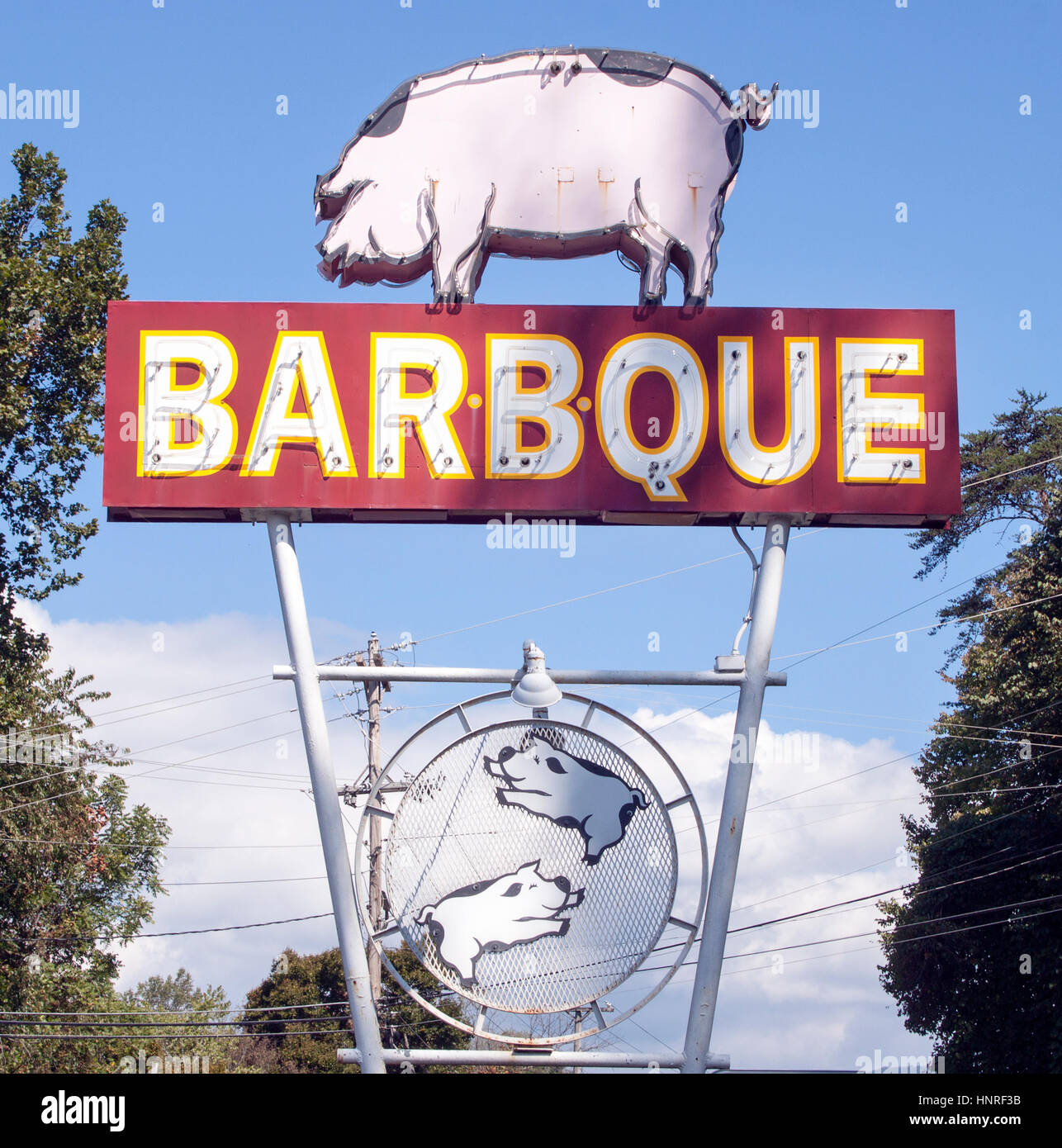 The Pigs Restaurant Sign