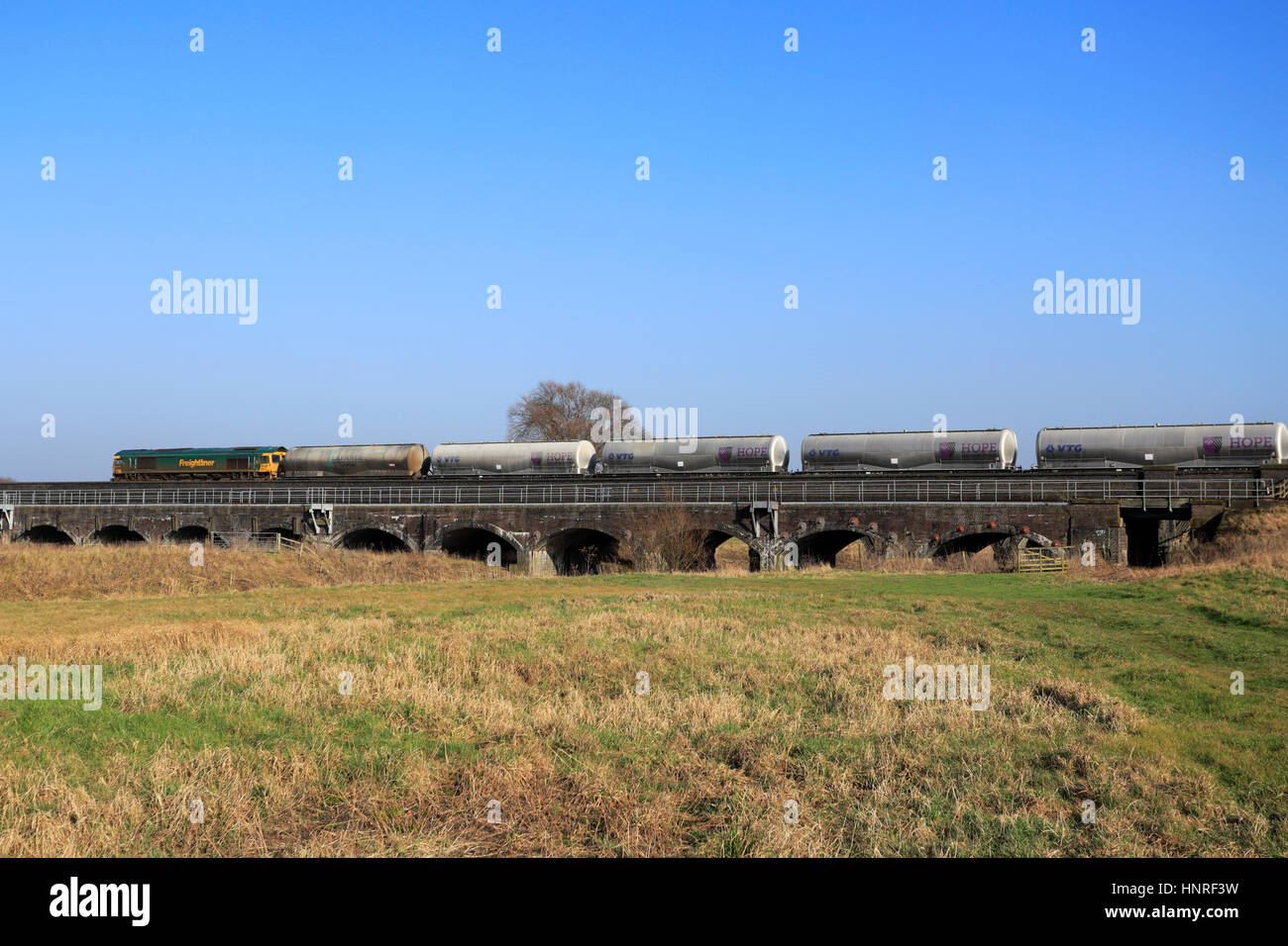 Freightliner trains, 66610 Diesel Powered Freight Train, between ...
