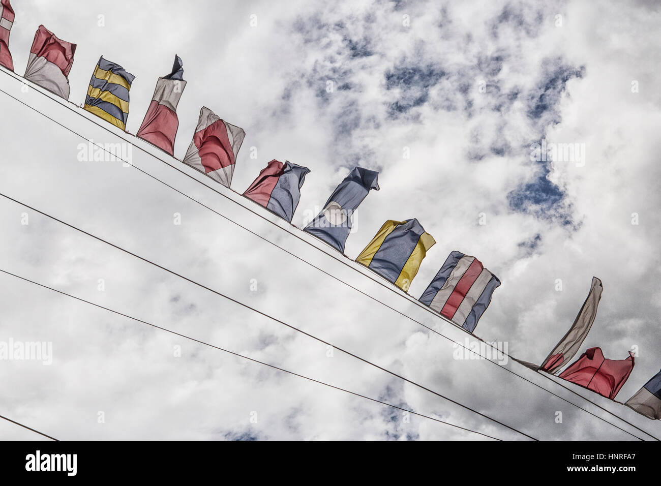 Navy ship signal flag signal flags hi-res stock photography and images ...