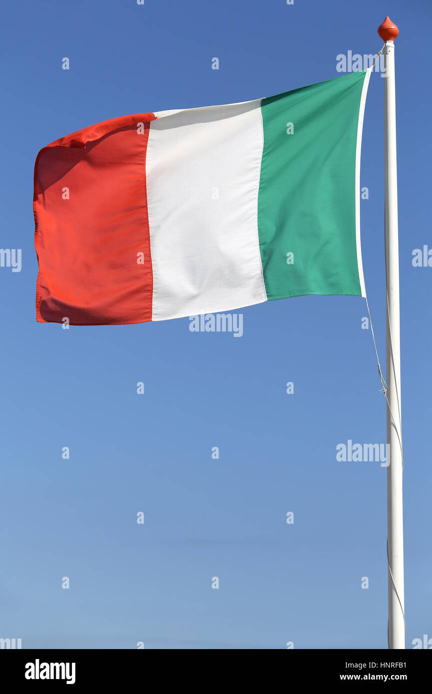 Flying italian flag hi-res stock photography and images - Alamy