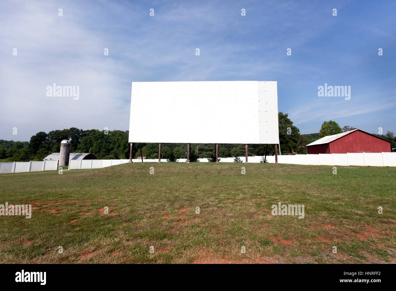 Rural American drive-in on farmland Stock Photo - Alamy