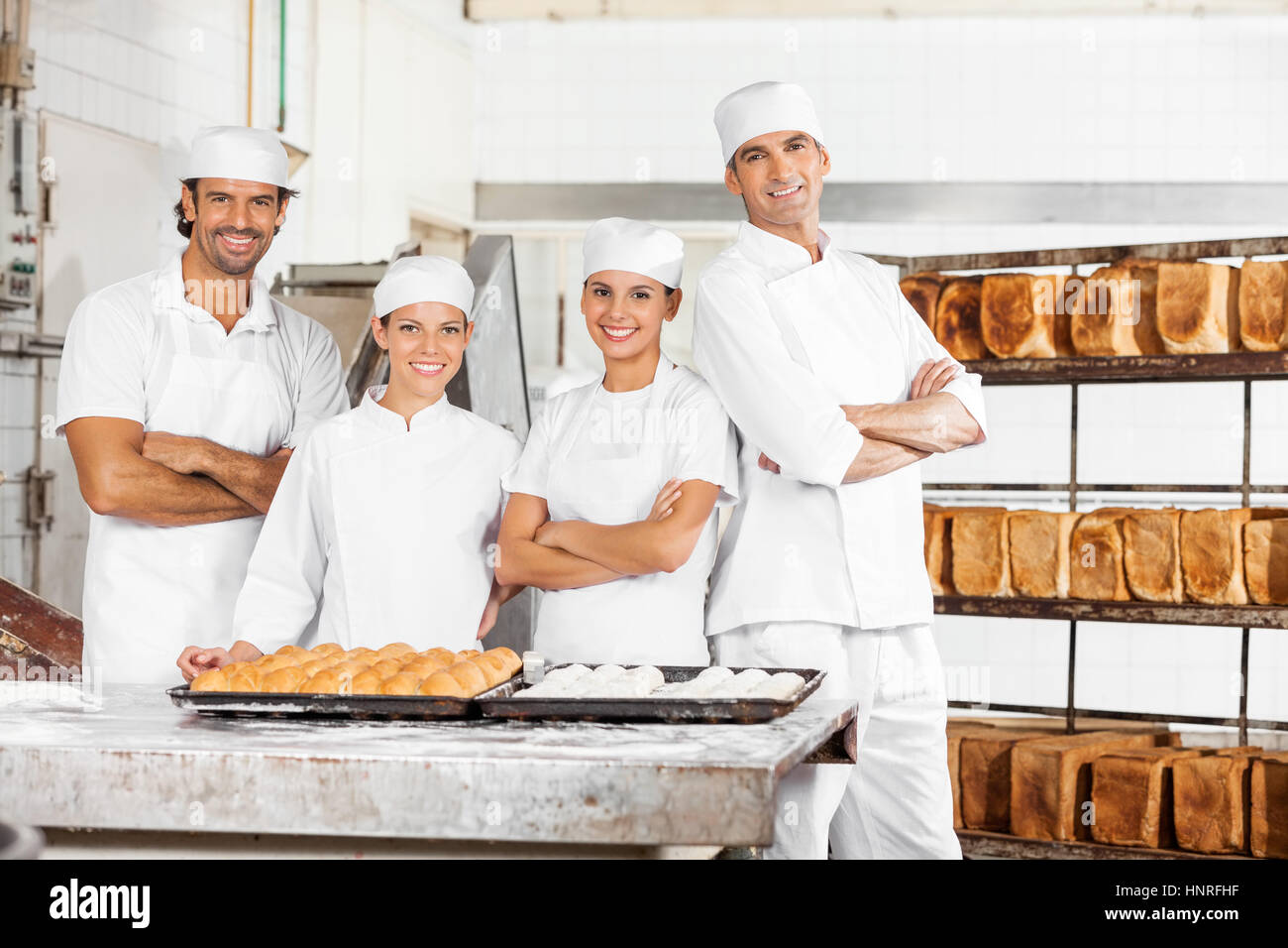 Man woman bakers bakery shop hi-res stock photography and images - Alamy