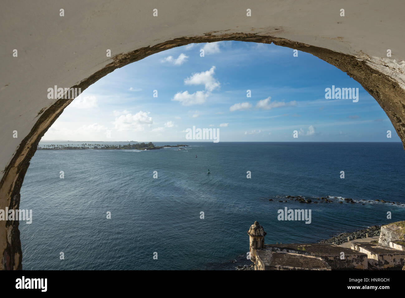 ARCHWAY CASTILLO SAN FELIPE DEL MORRO OLD CITY SAN JUAN PUERTO RICO ...