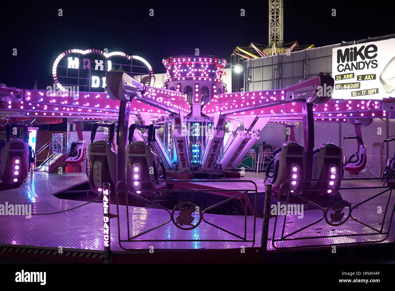 Pink luna park hi-res stock photography and images - Alamy