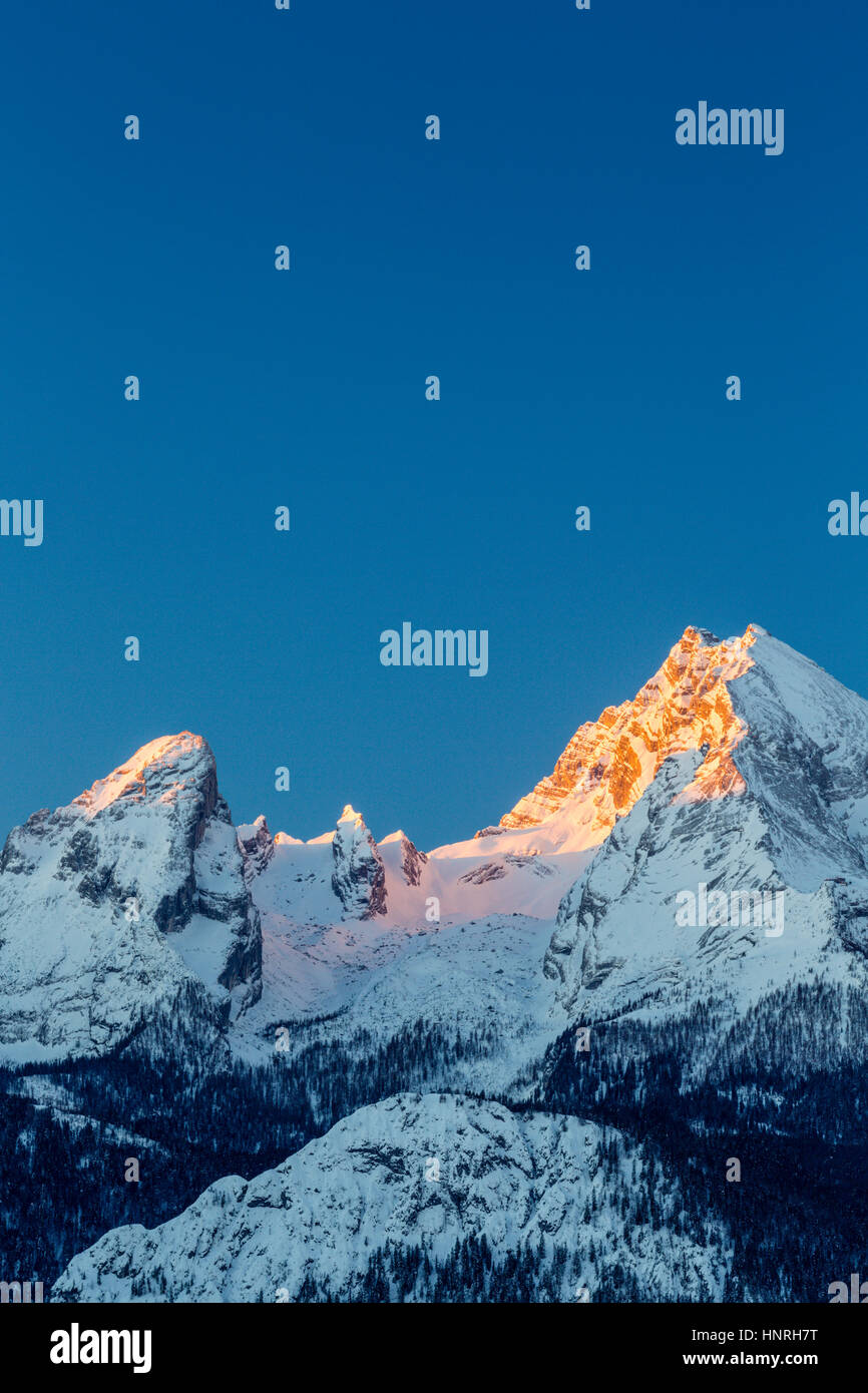 Watzmann in the morning light hi-res stock photography and images - Alamy