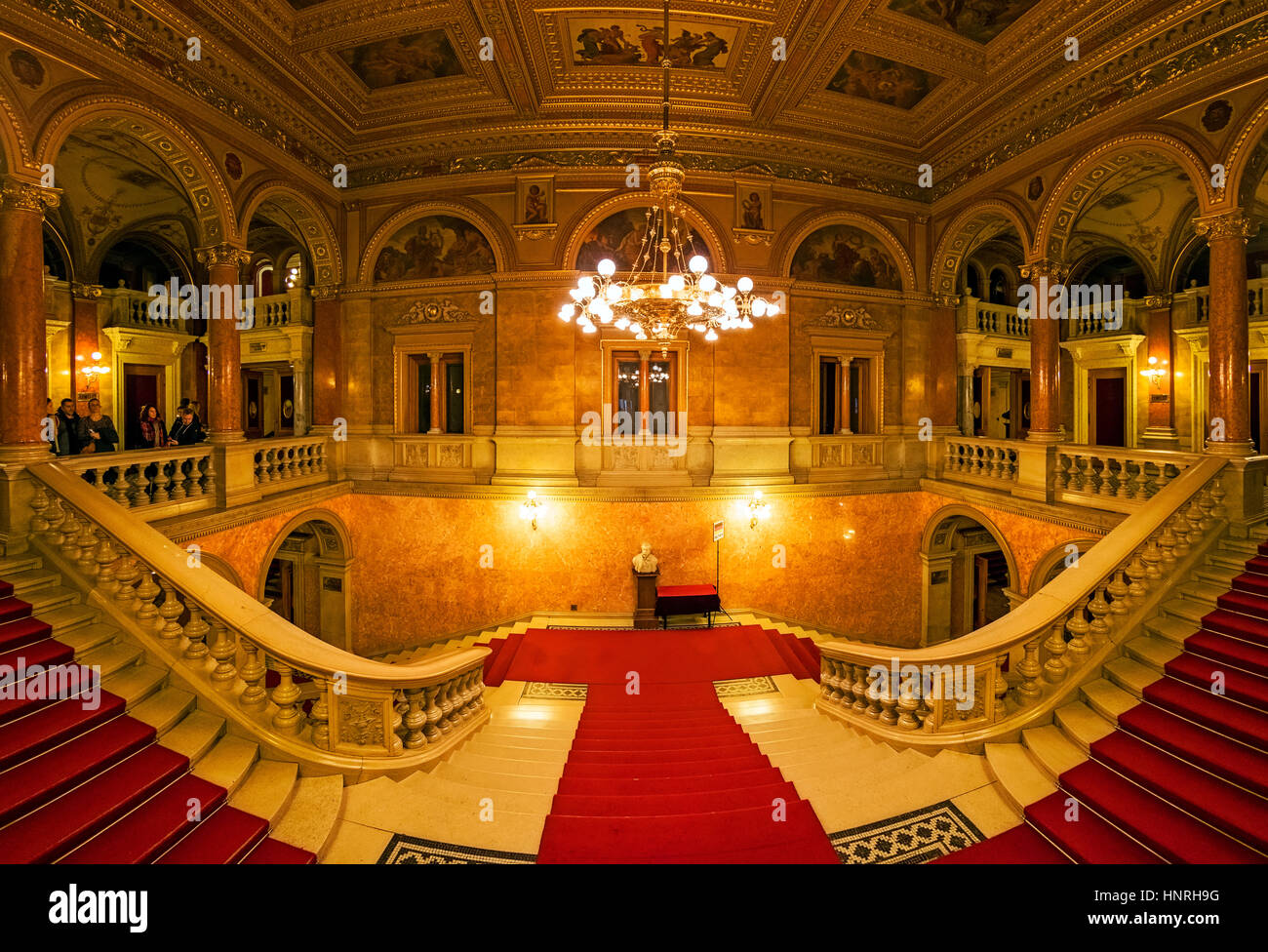 Stock Photo - Interior of the Budapest Royal Opera House Stock Photo ...