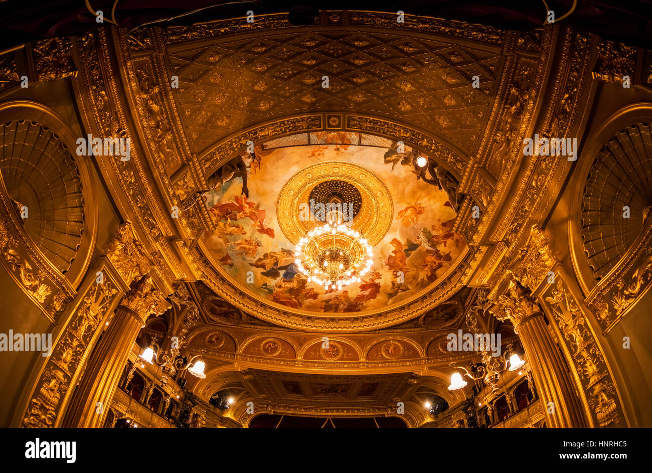 Stock Photo - Interior of the Budapest Royal Opera House Stock Photo ...