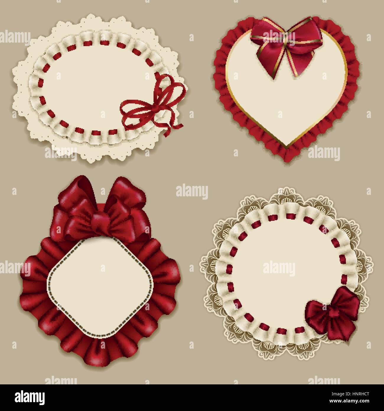 Lace ruffles Stock Vector Images - Alamy