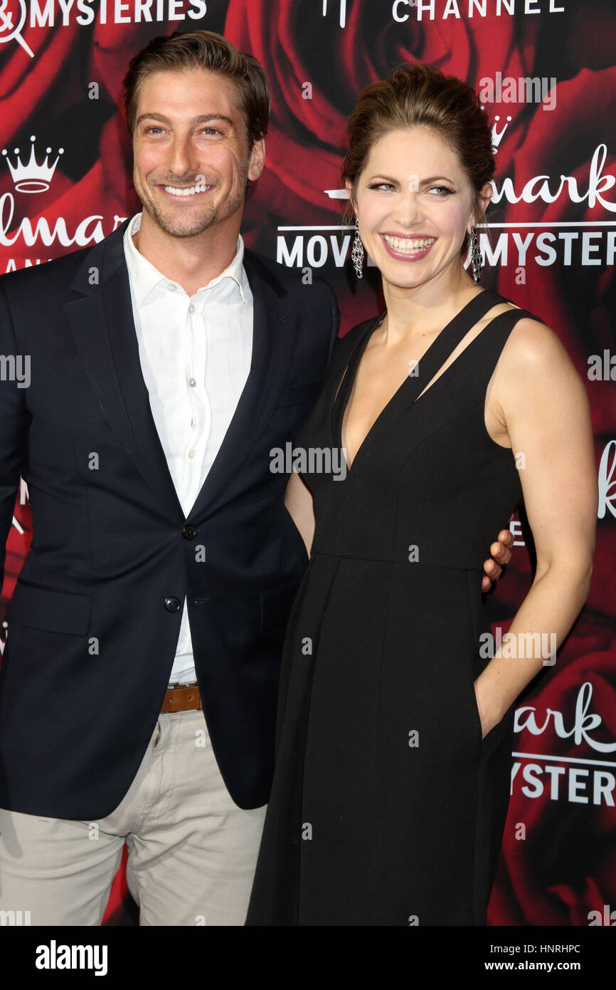 Daniel Lissing and Pascale Hutton attending the Hallmark Channel and ...