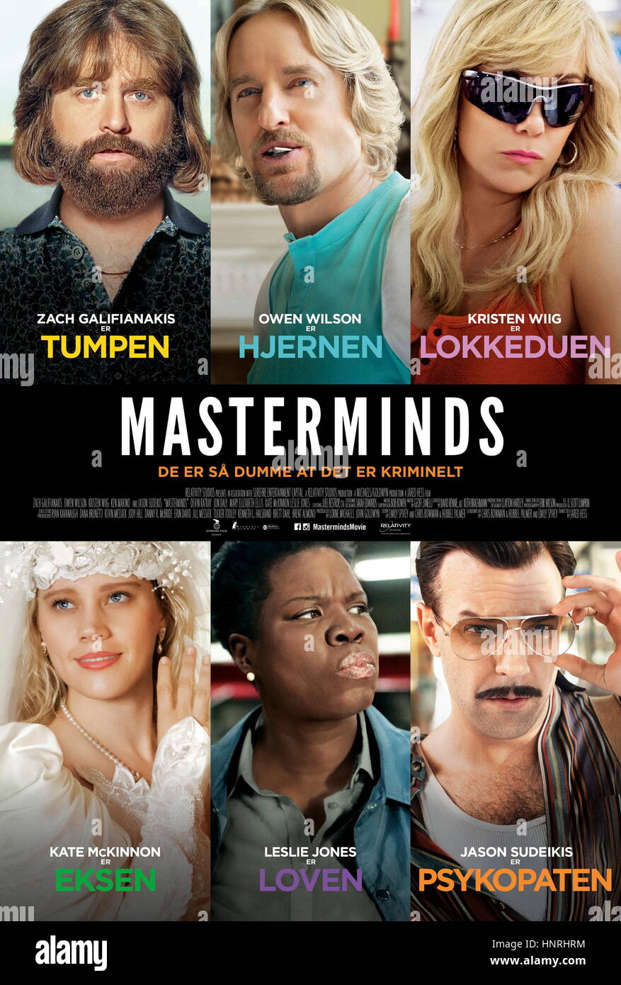 RELEASE DATE: September 30, 2016 TITLE: Masterminds STUDIO: Relativity ...