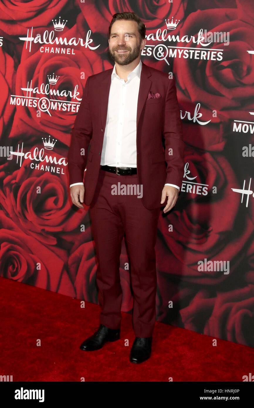 Geoff Gustafson attending the Hallmark Channel and Hallmark Movies and ...
