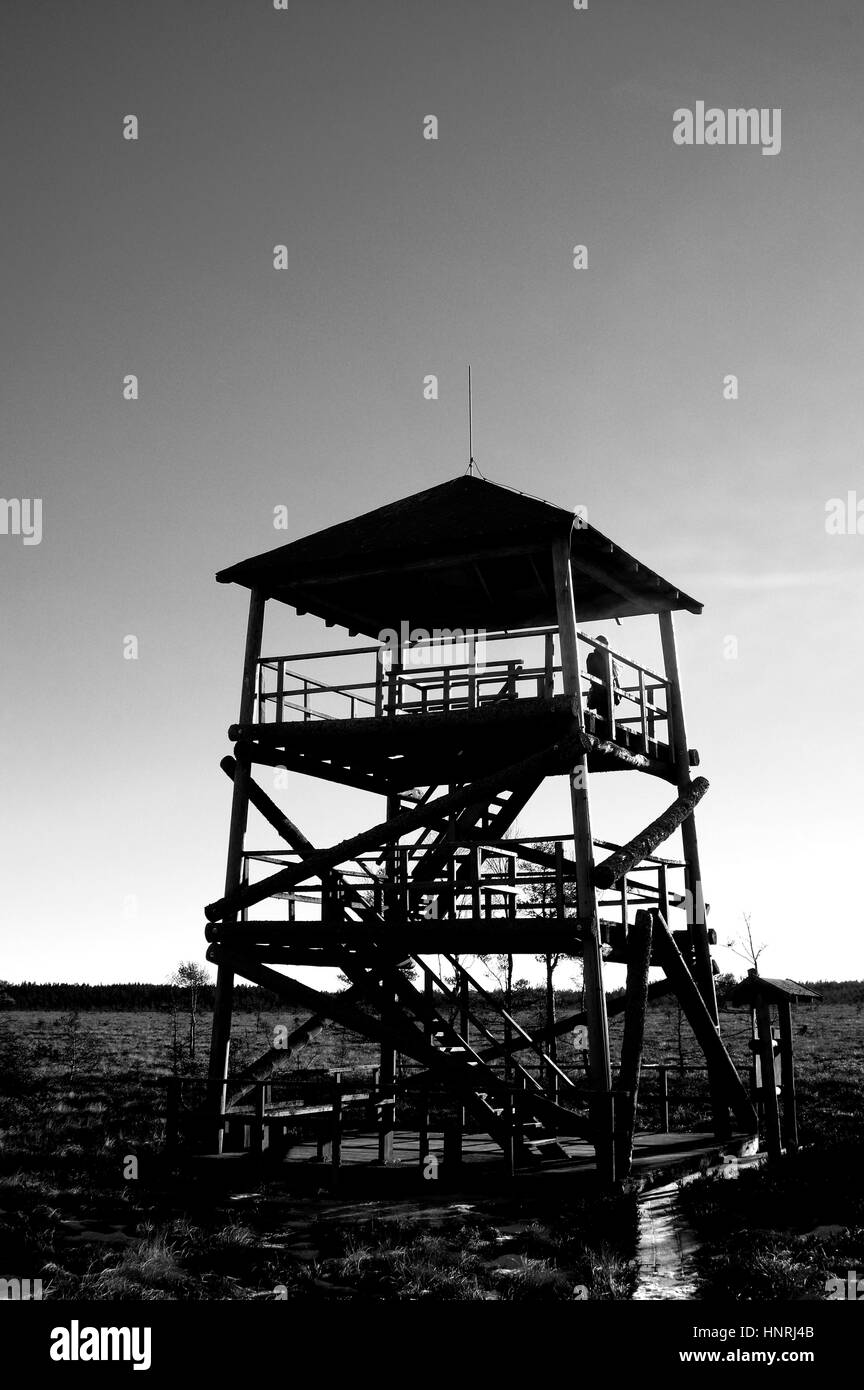 Watchtower background Black and White Stock Photos & Images - Alamy