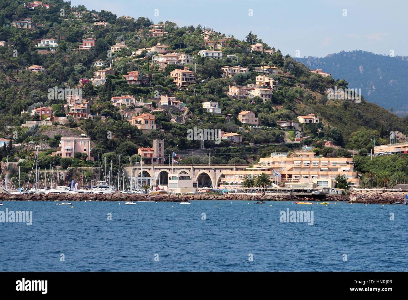 Beautiful French Riviera ocean landscape Stock Photo - Alamy