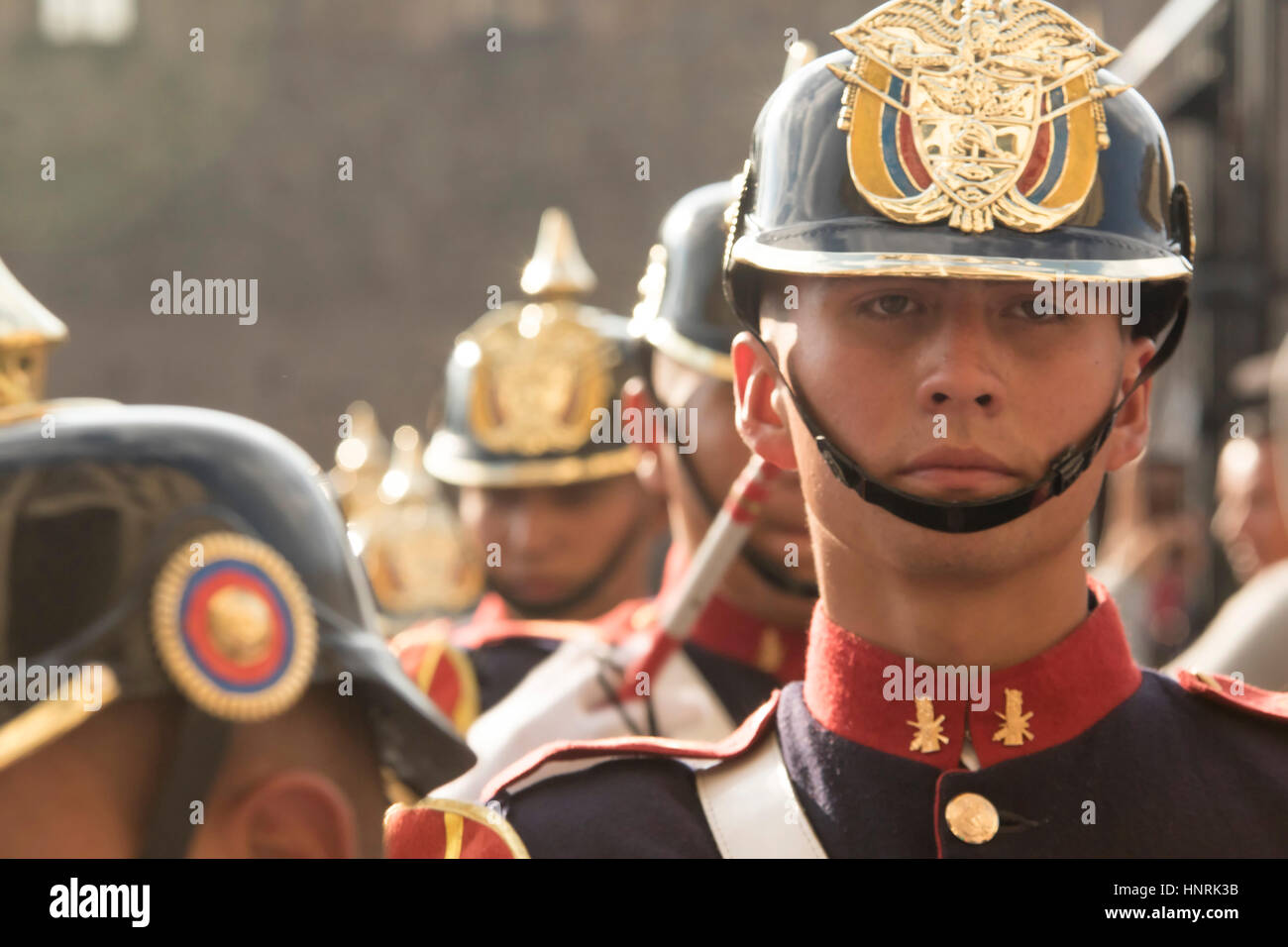 Ceremony of change of guard of the Battalion Presidential Guard, in the ...