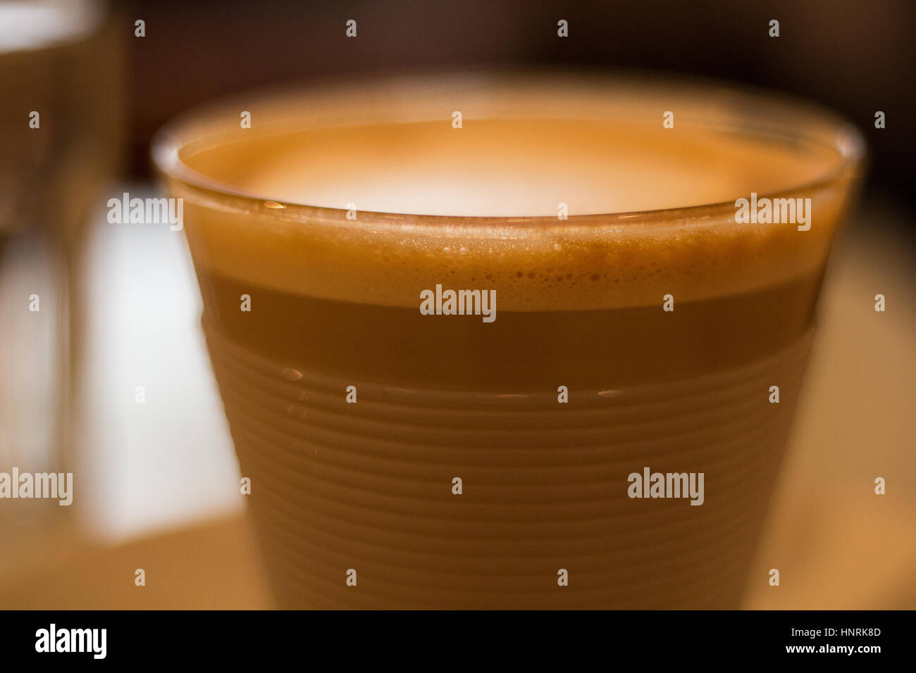 Flat white coffee glass hi-res stock photography and images - Alamy