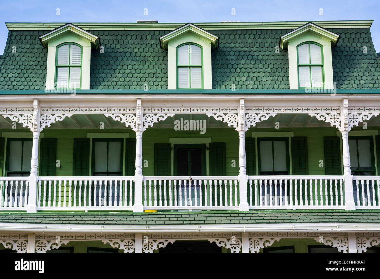 Victorian house with balcony, in Cape May, New Jersey Stock Photo - Alamy