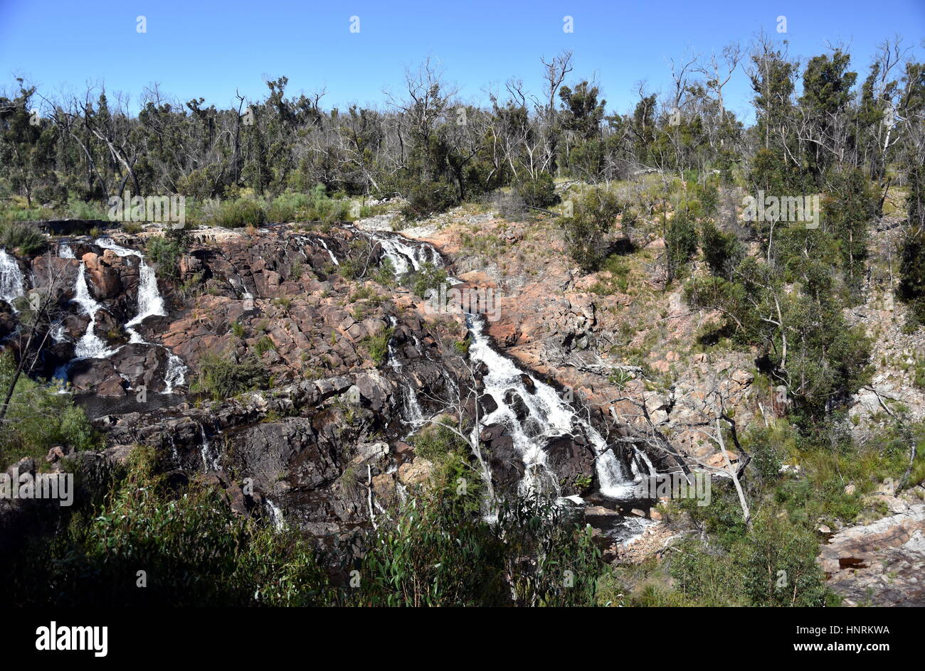 MacKenzie Falls waterfall in the Grampians region of Victoria Australia ...