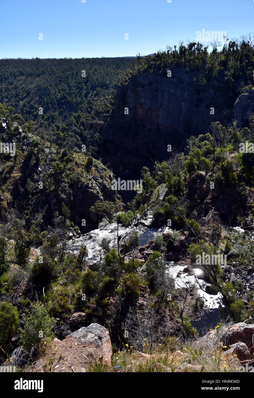MacKenzie Falls waterfall in the Grampians region of Victoria Australia ...