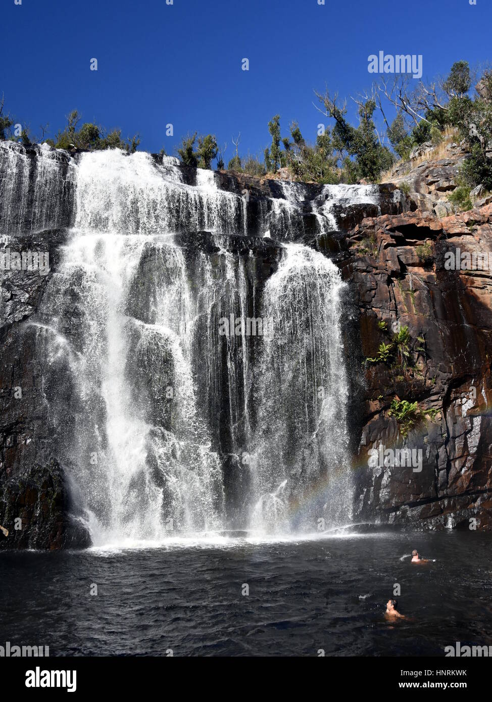 MacKenzie Falls waterfall in the Grampians region of Victoria Australia ...