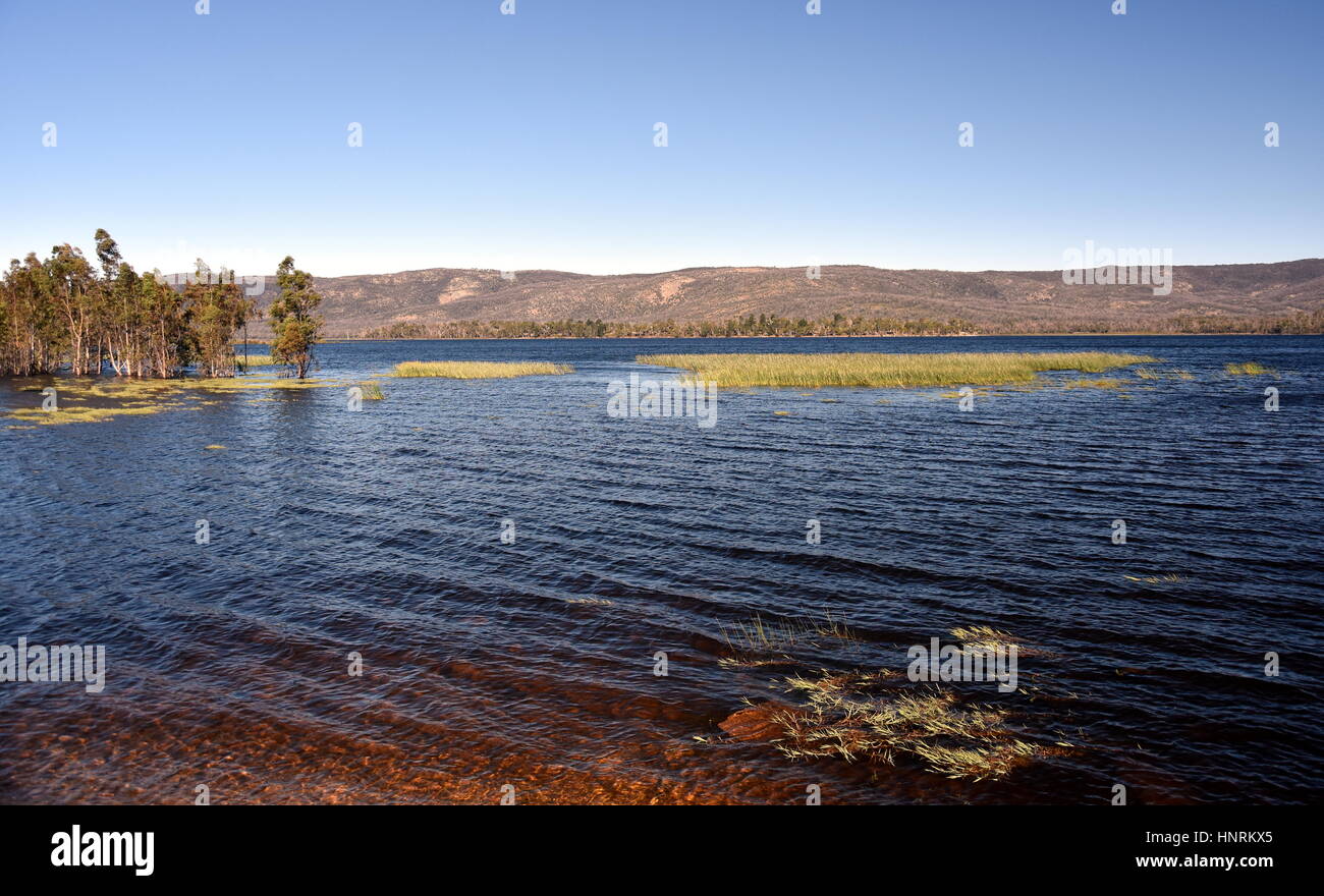 Lake Wartook reservoir in the Grampians National Park Victoria ...