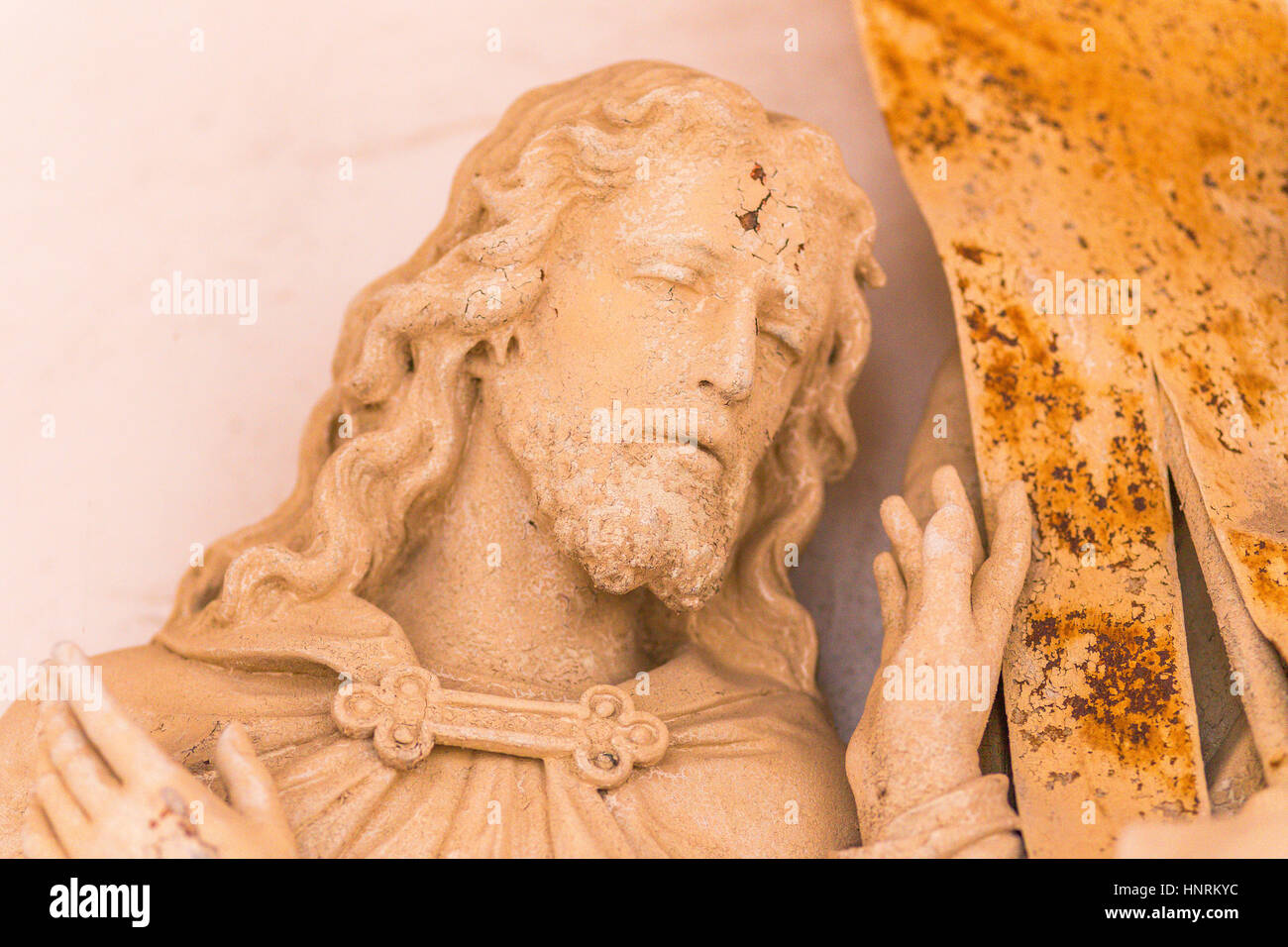 Hands going to hug Jesus Christ Stock Photo - Alamy