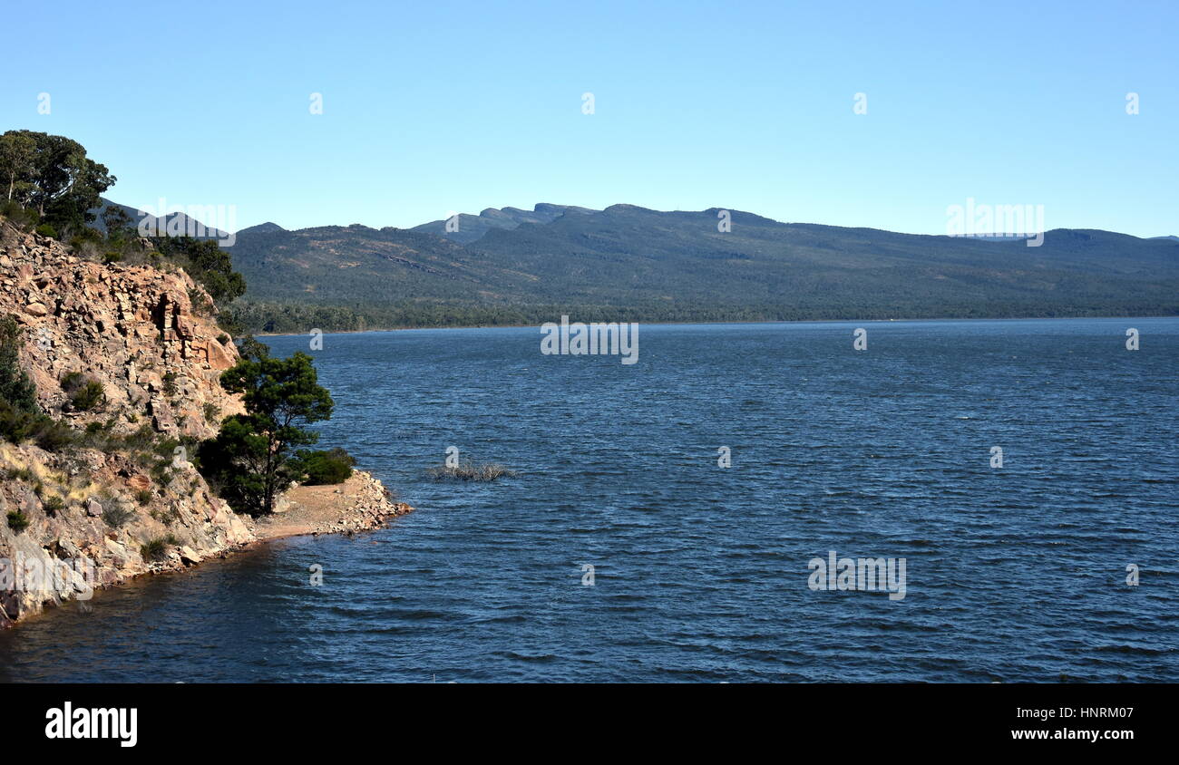 Lake Bellfield in the Grampians National Park Victoria Australia Stock ...