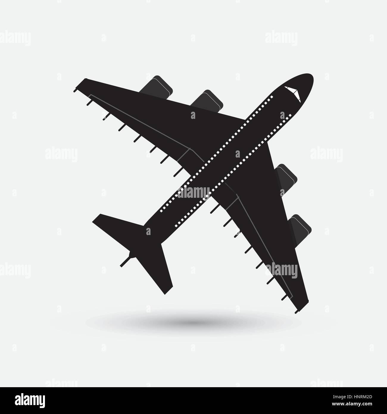 airplane concept with icon design, vector illustration 10 eps graphic ...