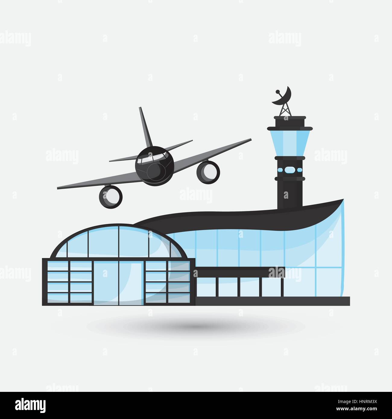 airport concept with icon design, vector illustration 10 eps graphic ...