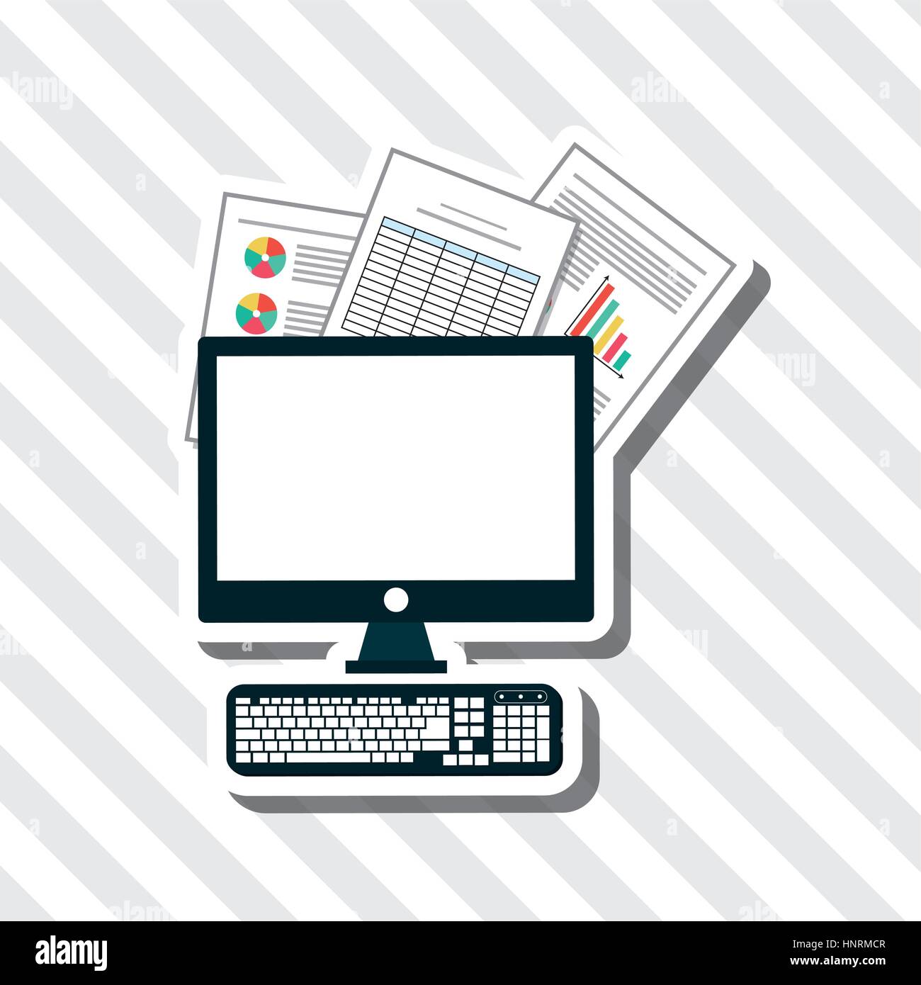 responsive web design concept with icon design, vector illustration 10 ...