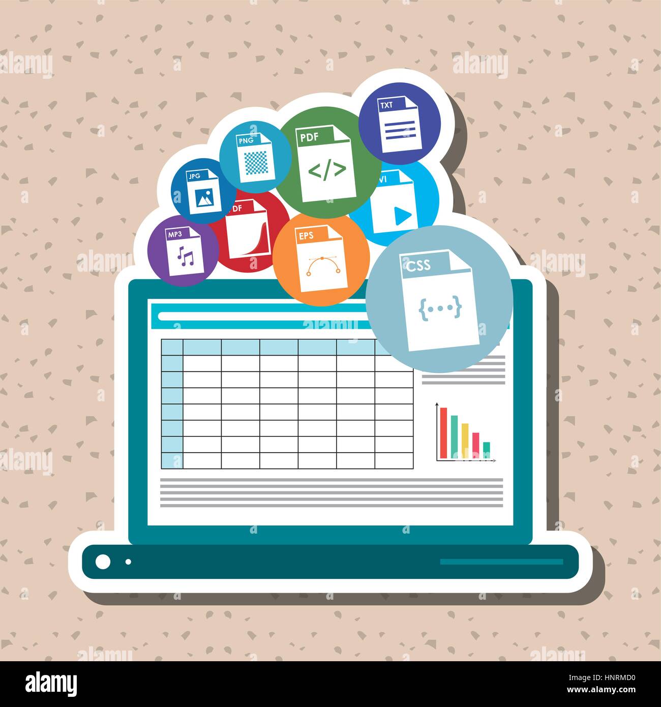 responsive web design concept with icon design, vector illustration 10 eps graphic Stock Vector ...
