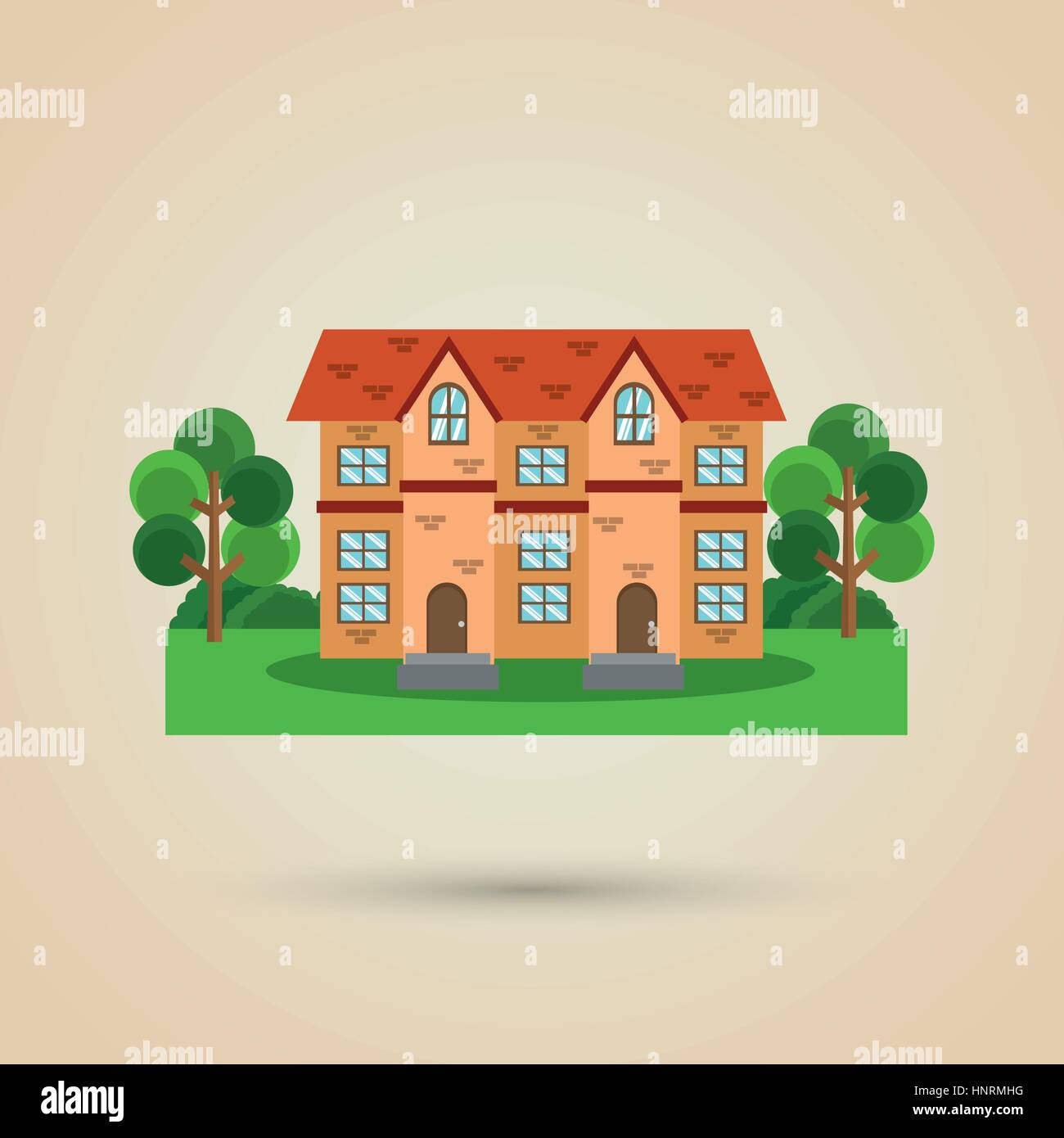 nature city concept with icon design, vector illustration 10 eps ...