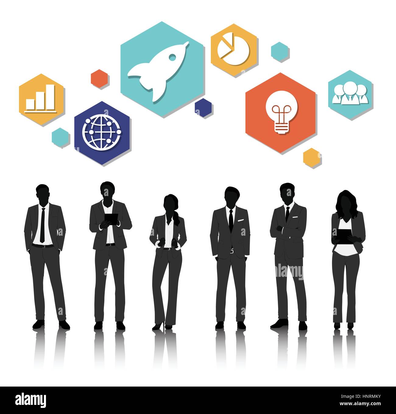 Group of business vector set collection Stock Vector Image & Art - Alamy